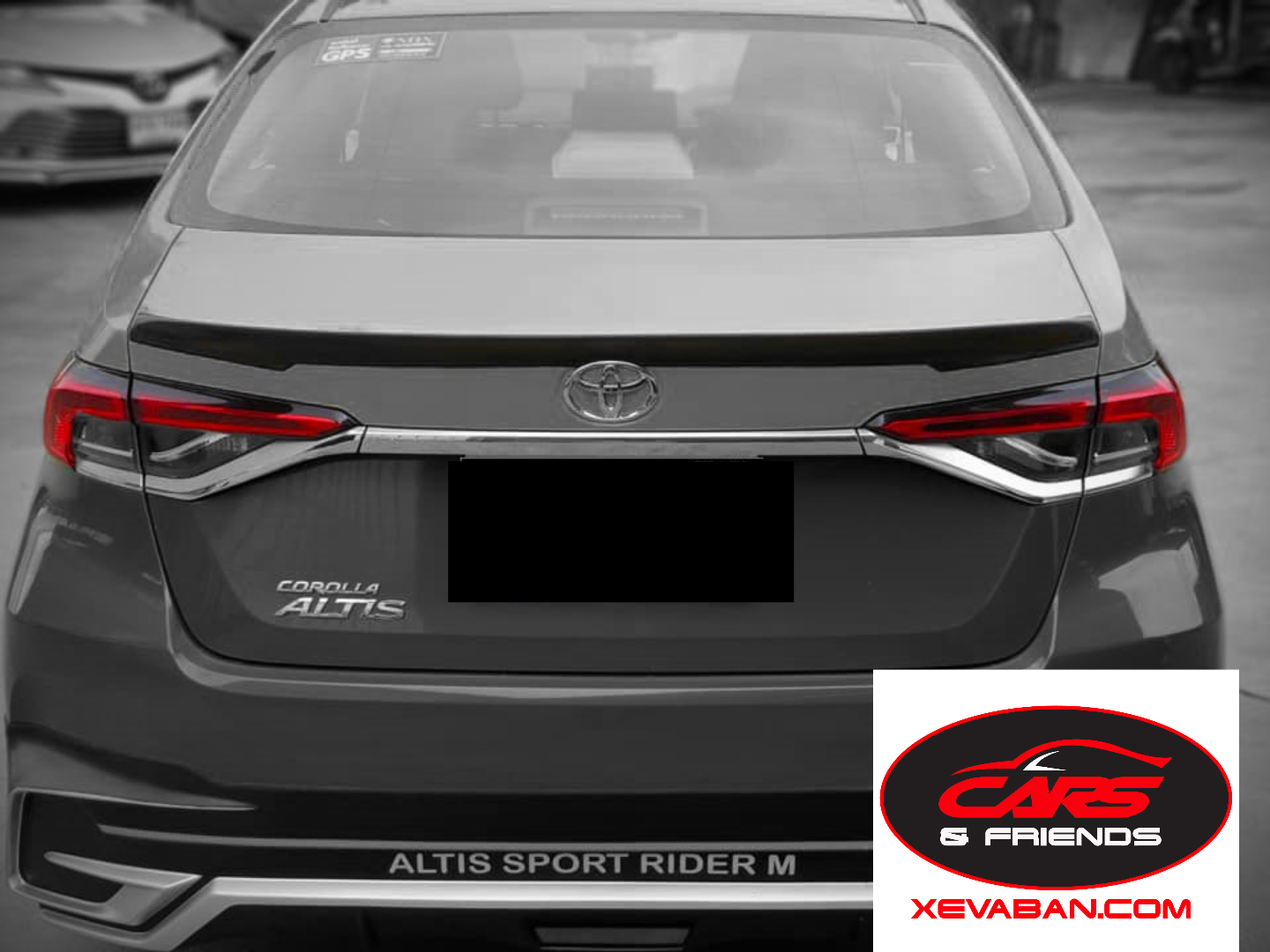Duck tail spoiler Bodykit cho Toyota ALTIS 2019-hiện tại