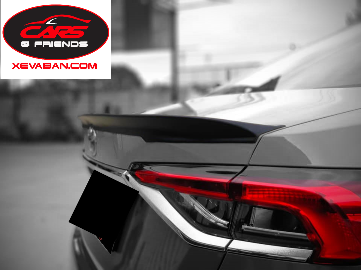 Duck tail spoiler Bodykit cho Toyota ALTIS 2019-hiện tại